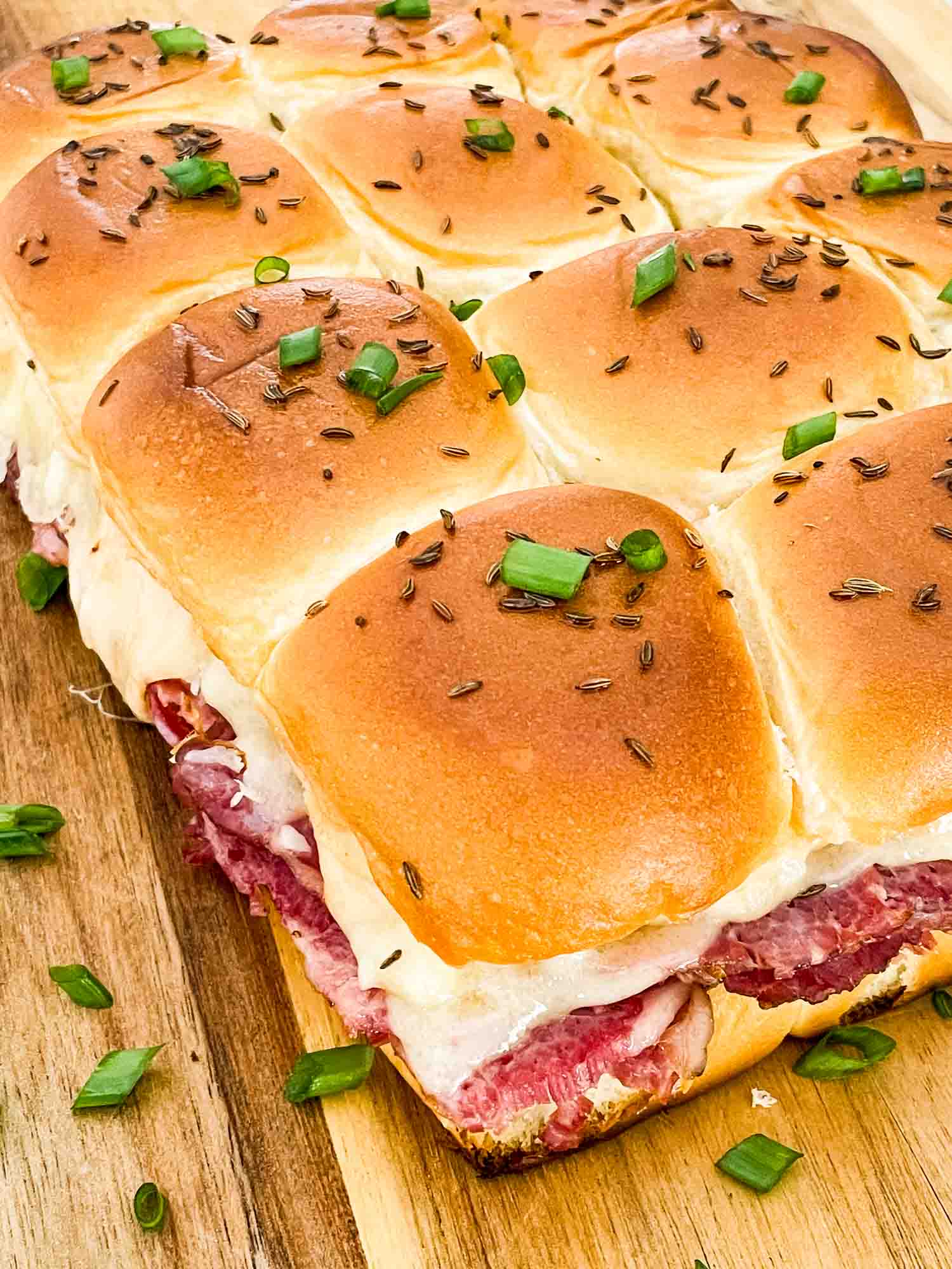 Corned Beef Reuben Sliders - Three Olives Branch