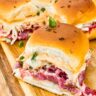 Corned Beef Reuben Sliders - Three Olives Branch