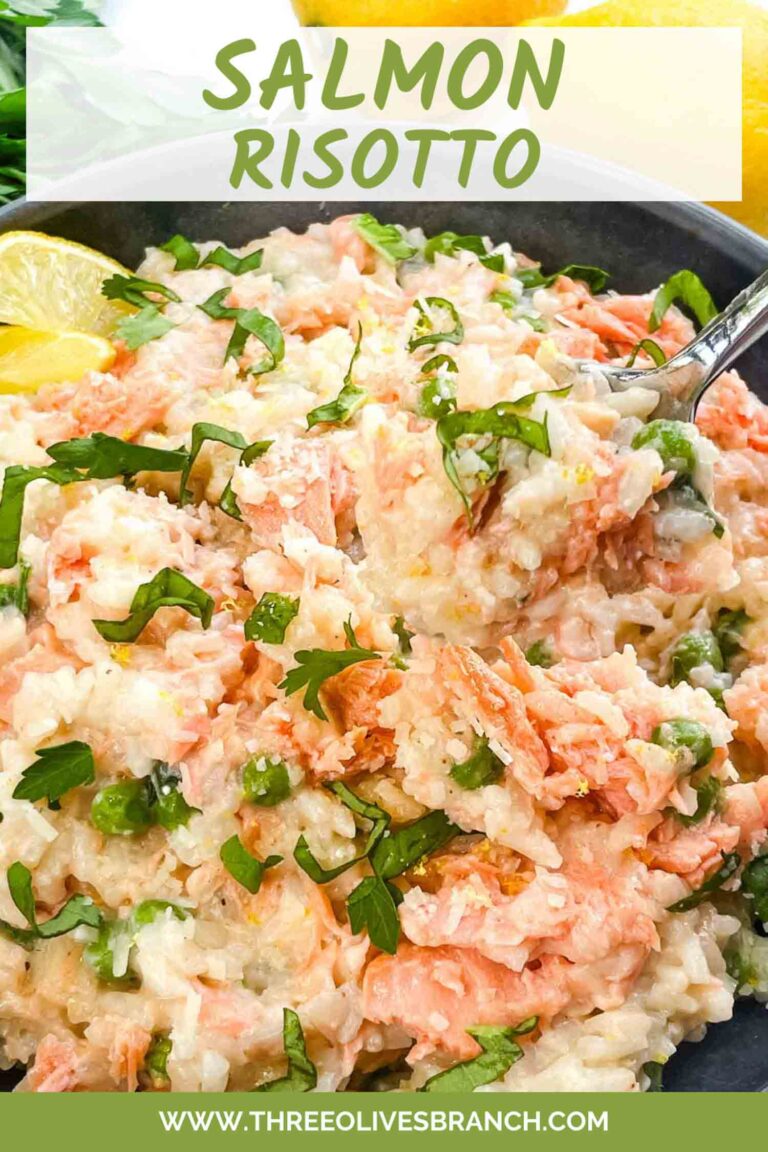 Salmon Risotto - Three Olives Branch