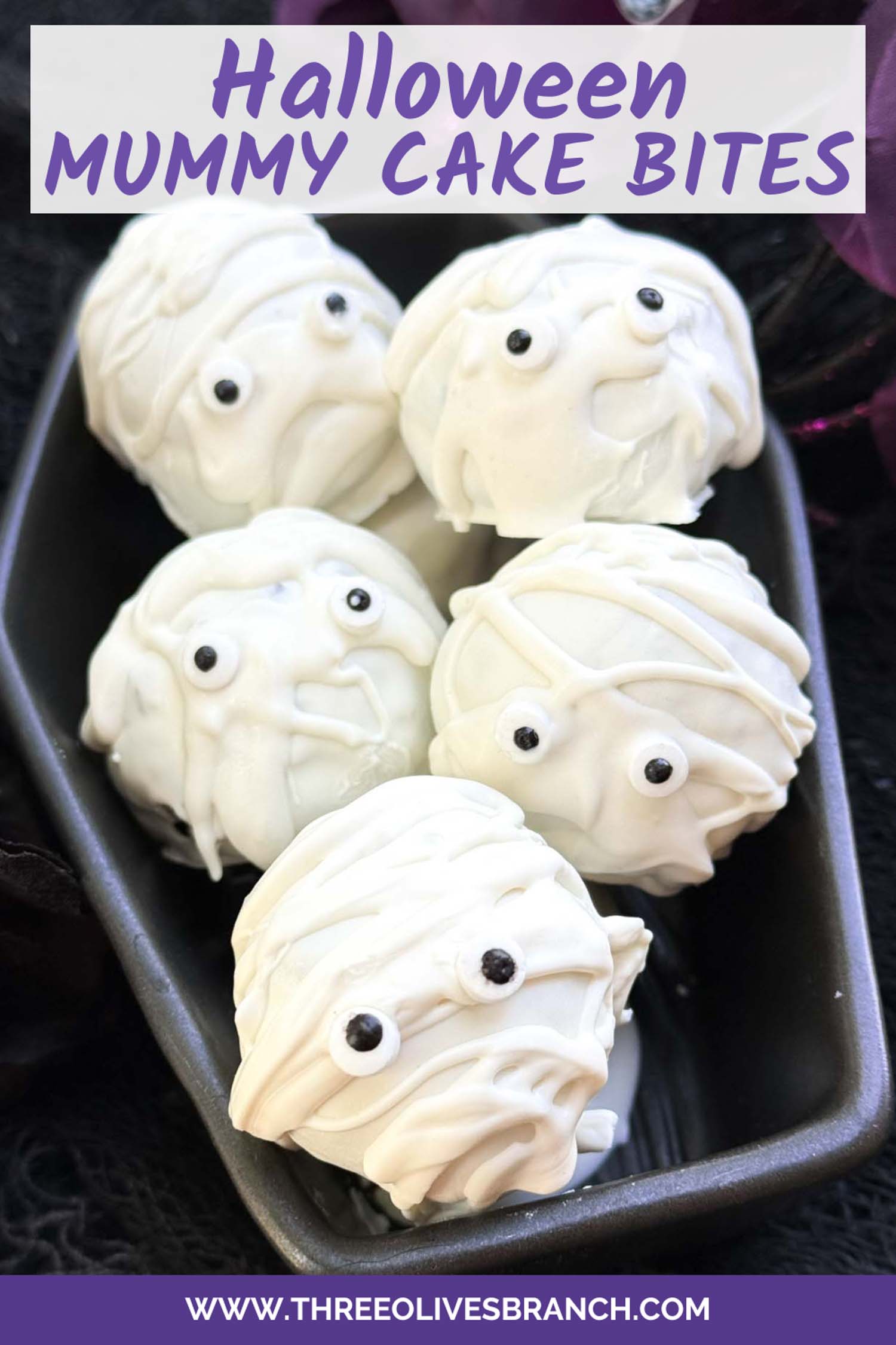 Mummy Cake Pops - Three Olives Branch