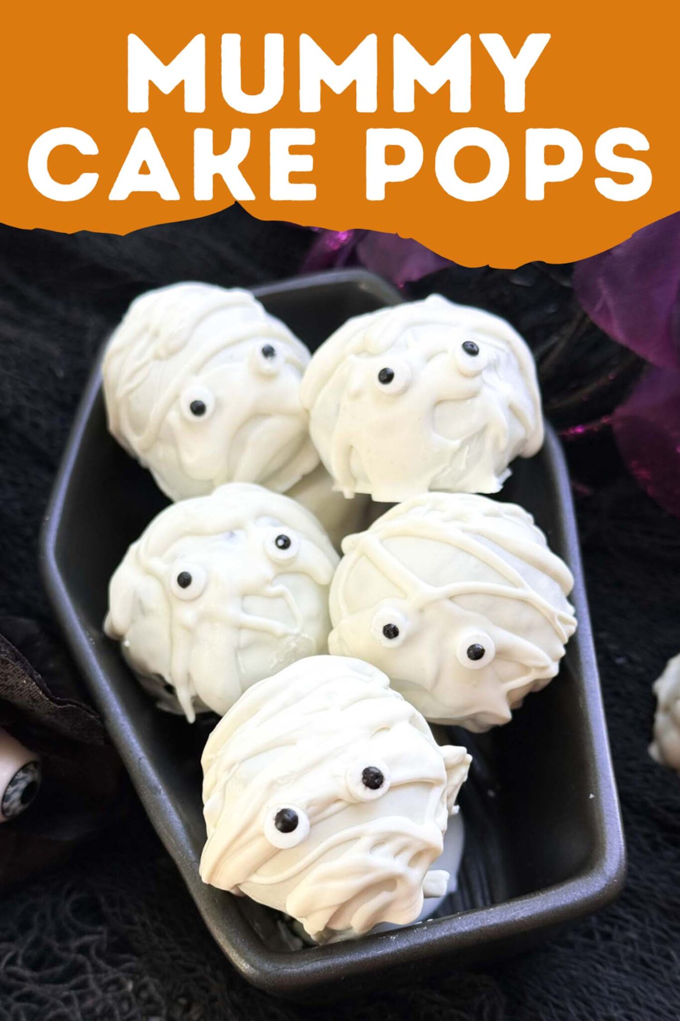 Mummy Cake Pops - Three Olives Branch