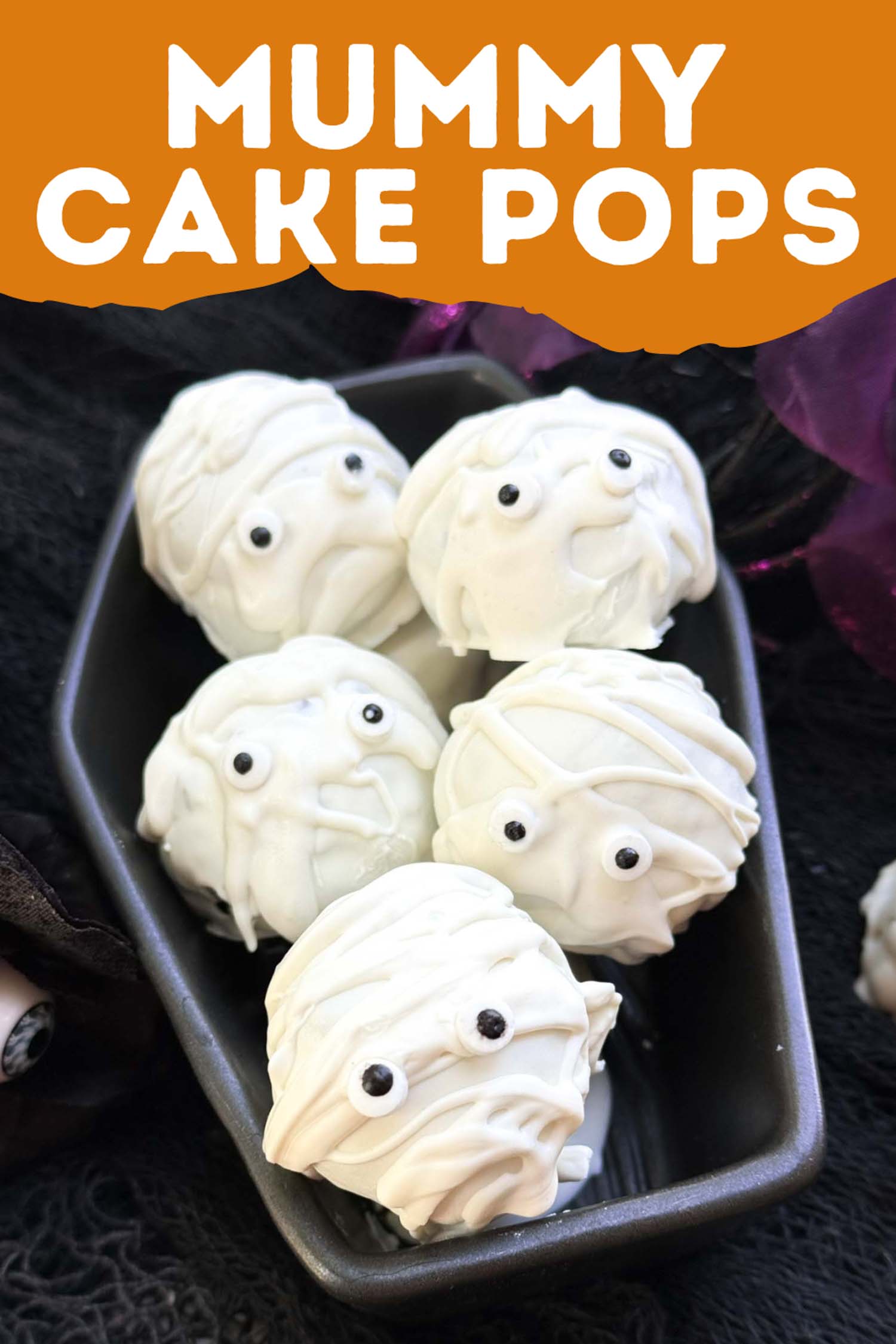 Mummy Cake Pops - Three Olives Branch