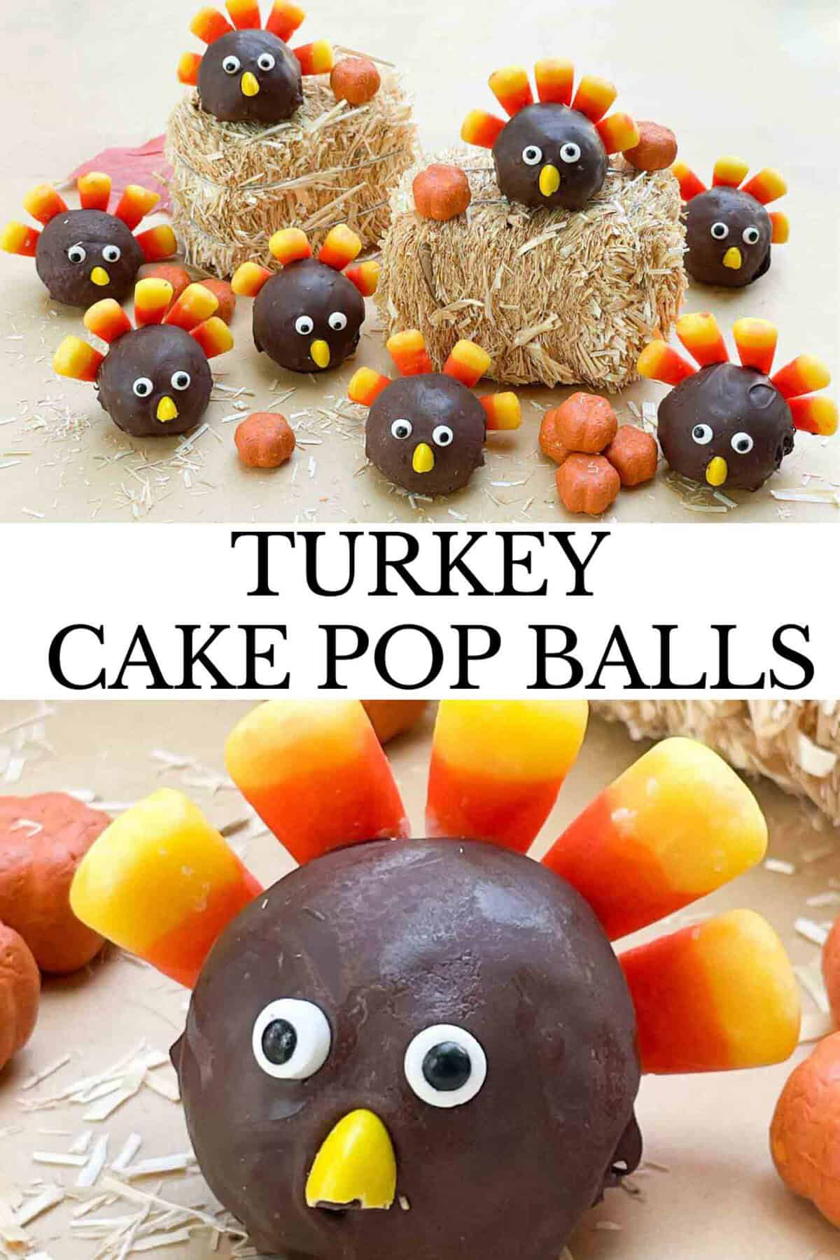 Thanksgiving Turkey Cake Pops - Three Olives Branch