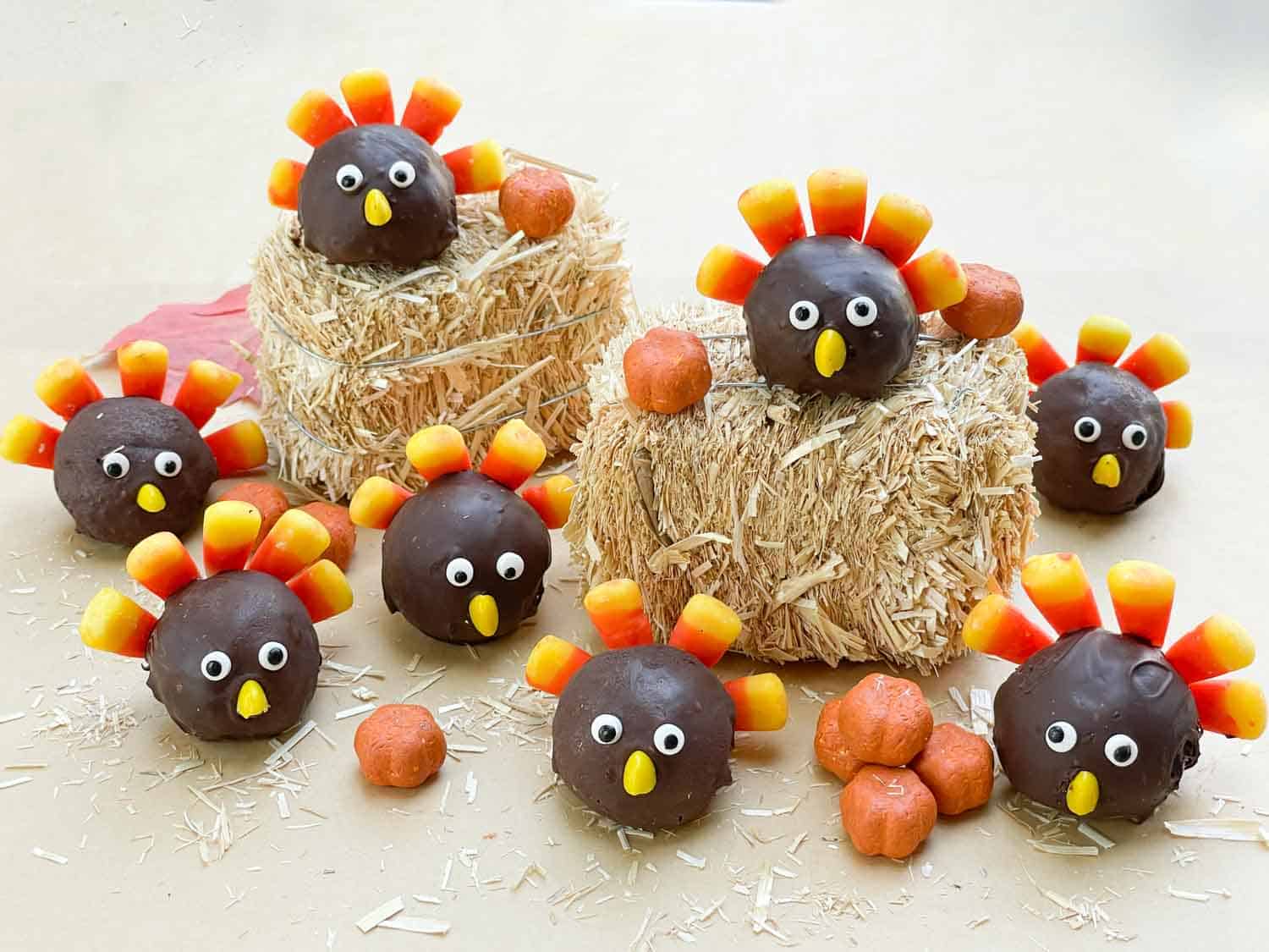 Thanksgiving Turkey Cake Pops - Three Olives Branch