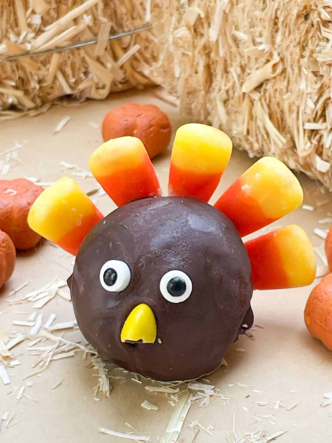 Thanksgiving Turkey Cake Pops - Three Olives Branch