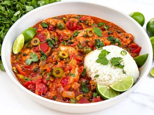 Chicken Veracruz (Pollo a la Veracruzana) - Three Olives Branch