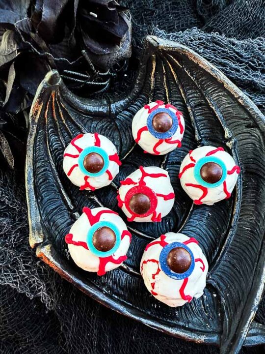 Halloween Eyeball Cake Pops - Three Olives Branch